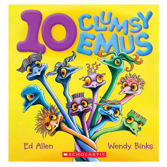 10 Clumsy Emus - Wendy Binks